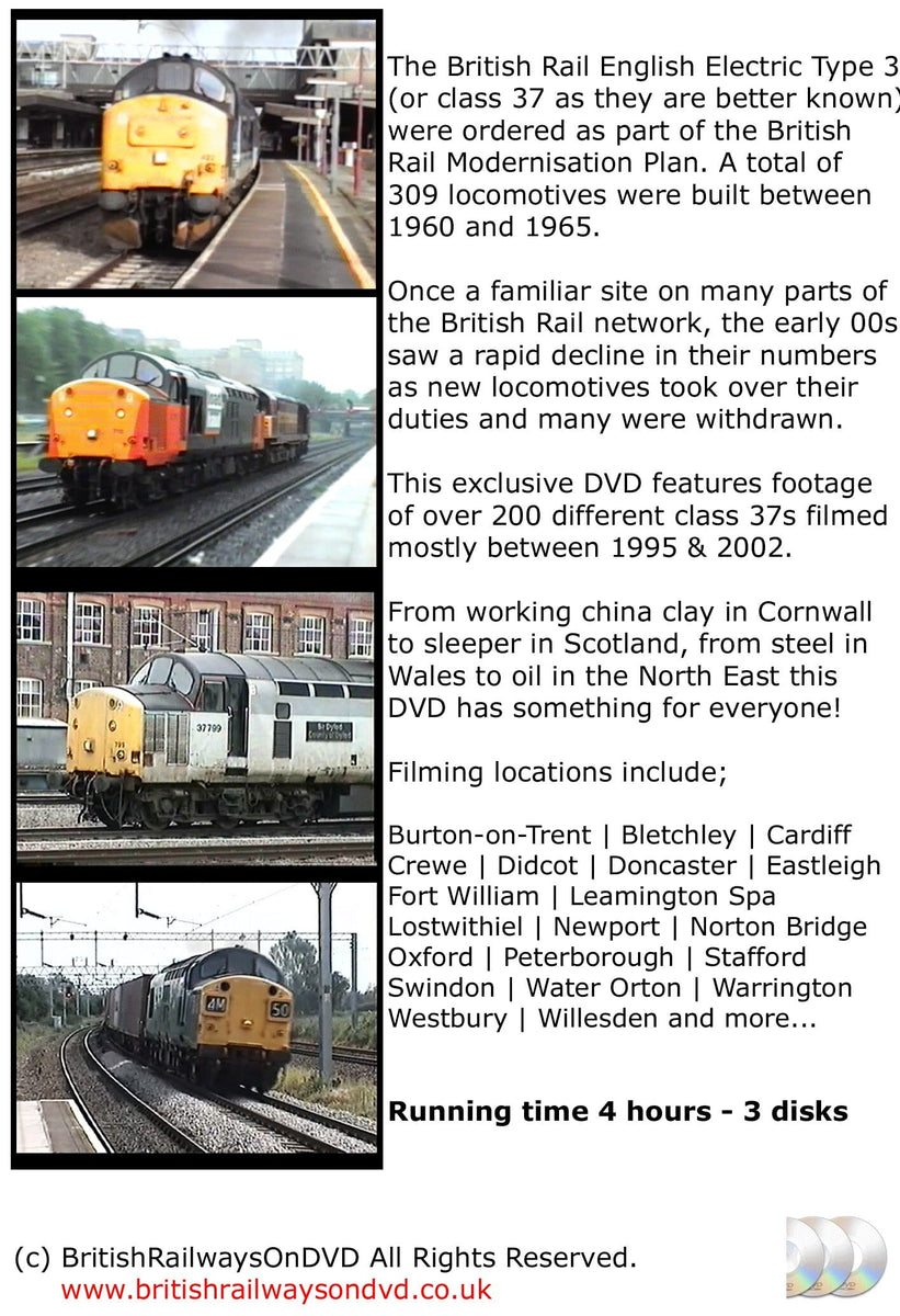 The Power of the Class 37 - Railway DVD – British Railways TV