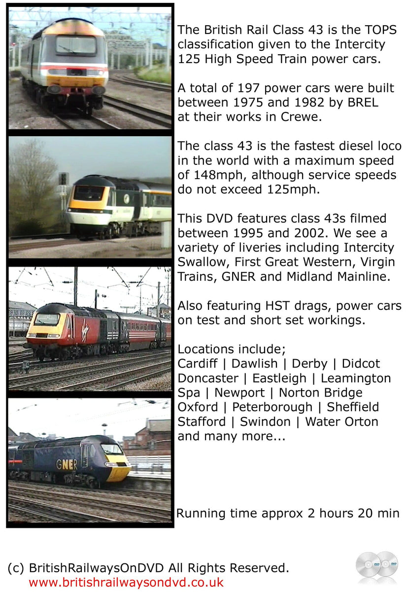 The Power of the Class 43 - Railway DVD – British Railways TV