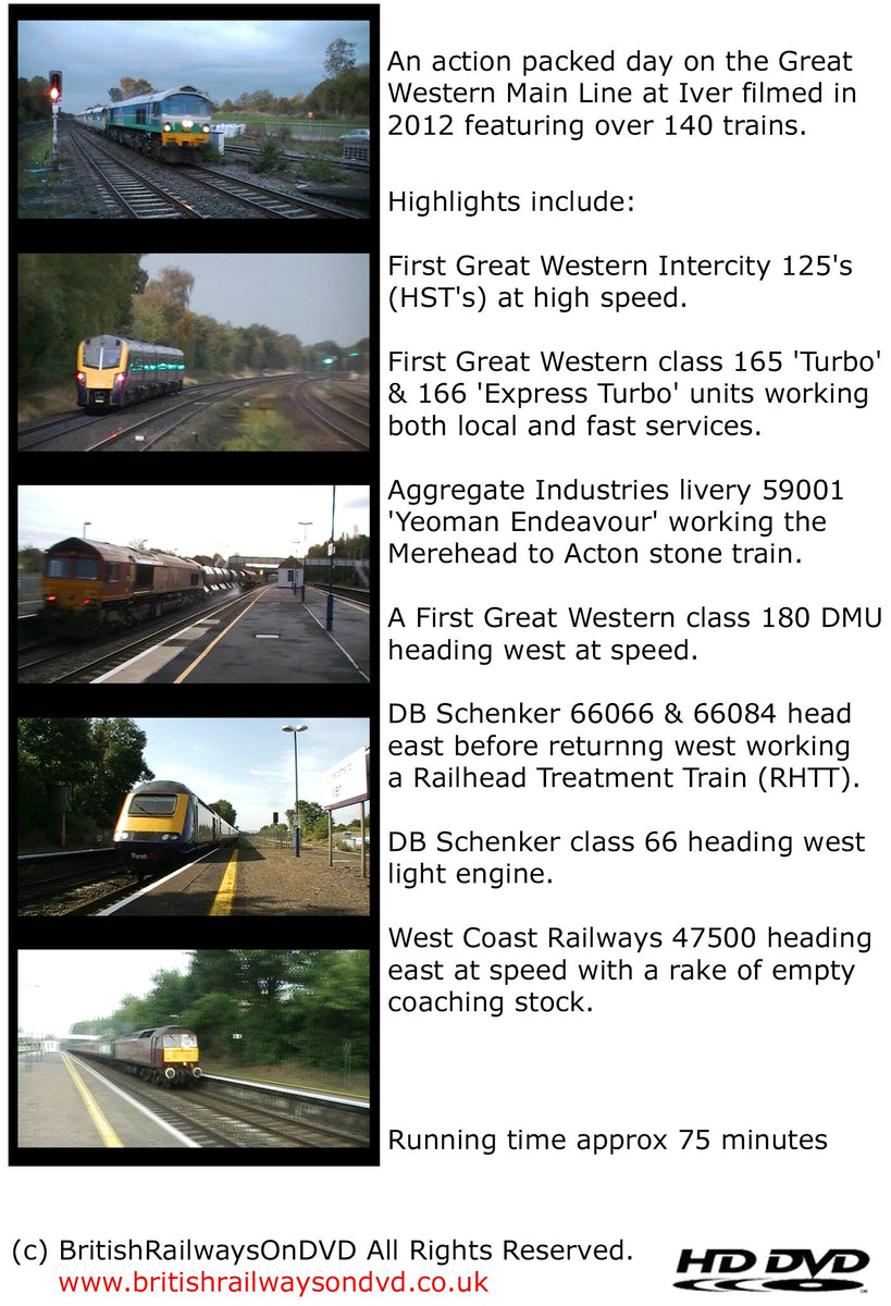 A busy day on the Great Western Main Line 2012 - Railway DVD – British ...